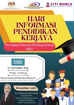 Buku Program Hari Informasi Pendidikan Kerjaya Peringkat Daerah Petaling Utama 2022 - ravithra ...