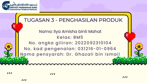 BM5 BMMB1134 TUGASAN 3 ILYA AMISHA - Ilya Amisha Flip PDF | AnyFlip