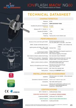 Technical Datasheet of The Air Terminal_Ioniflash Mach NG 60 - taraque ...