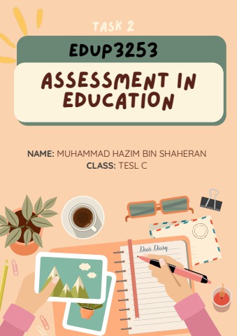 TASK 2 ASSESSMENT IN EDUCATION - MUHAMMAD HAZIM BIN SHAHERAN IPG-Pelajar Flip PDF | AnyFlip