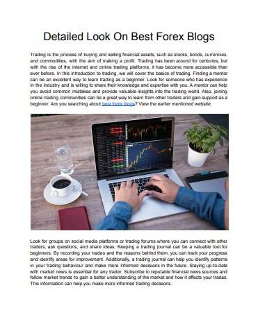 Detailed Look On Best Forex Blogs - tiniyadoanwd Flip PDF | AnyFlip