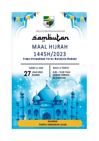 BUKU PROGRAM MAAL HIJRAH 2023 - salwanisidik Flip PDF | AnyFlip