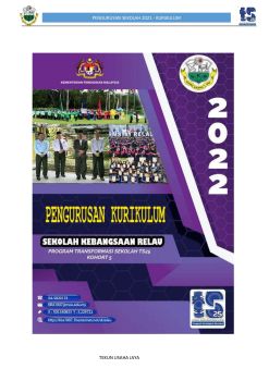 PENGURUSAN KURIKULUM SK RELAU (KEDAH)2022 - ss.skr2020 Flip PDF | AnyFlip