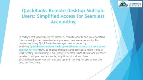 How to Enable Multi-User Access for QuickBooks via Remote Desktop