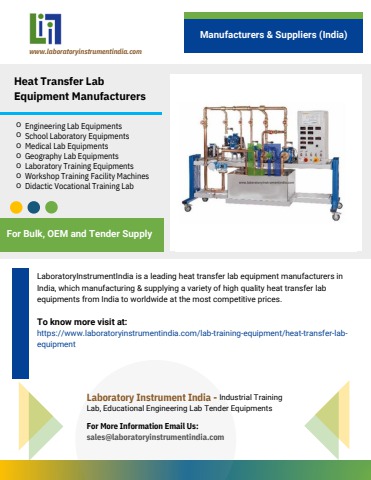 Heat Transfer Lab Equipment Manufacturers - Laboratory Instrument India ...