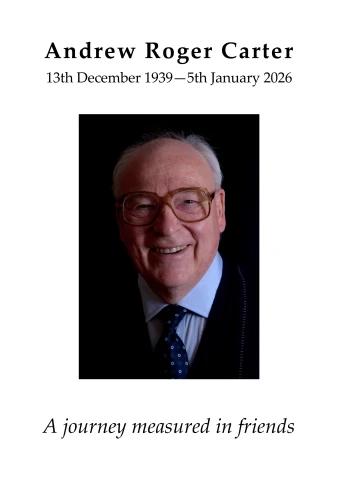Andrew Carter Funeral Pamphlet - suppliers Flip PDF | AnyFlip