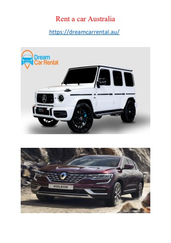 Dream Car Rental Australia - Dream Car Rental Flip PDF | AnyFlip