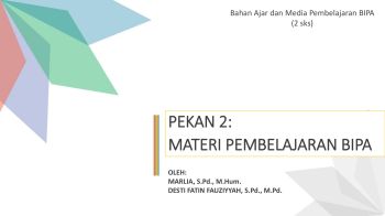 3. Materi Pembelajaran BIPA_b PPT - destifatin Flip PDF | AnyFlip
