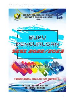 BUKU PENGURUSAN SEKOLAH TS25 SKSS 2022/2023 - fadzuanehsan Flip PDF | AnyFlip