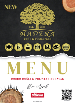 NEW MADERA MENU