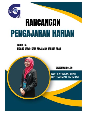 RANCANGAN PENGAJARAN HARIAN (BIDANG JAWI) - NUR FATINI ZAHIRAH BINTI ...