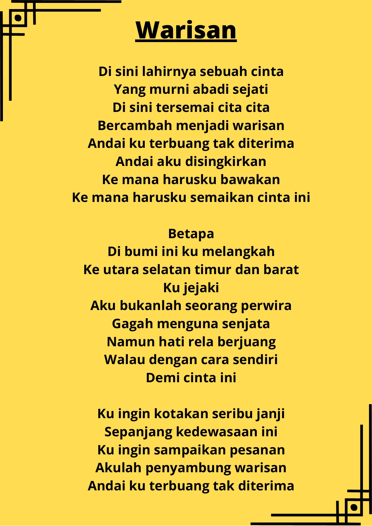 Warisan Lirik Kisah Di Sebalik Album Abadi: "Sudirman Nyanyi Tak