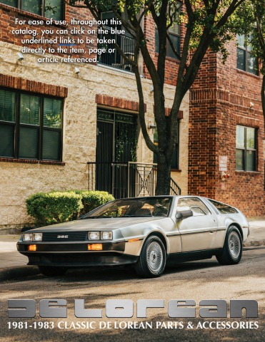 DeLorean Parts and Accessories Catalog