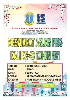 PIBG SK METHODIST TELOK DATOK - BUKU PROGRAM MINIT MESYUARAT AGUNG PIBG ...