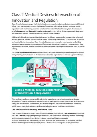 Class 2 Medical Devices: Intersection of Innovation and Regulation ...