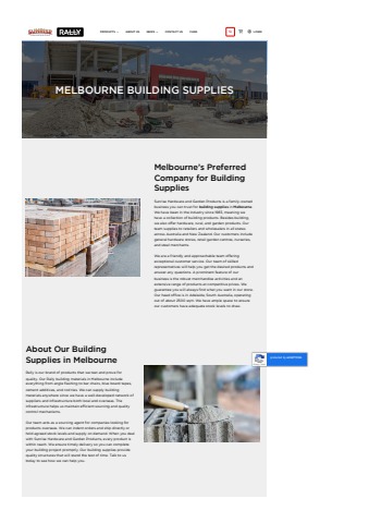 Melbourne building supplies