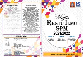 BUKU PROGRAM MAJLIS RESTU ILMU SPM 2021 - juliza mat piah Flip PDF ...
