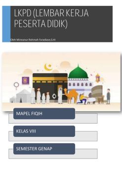 LKPD FIQIH - Minnanur R Faradiase Flip PDF | AnyFlip