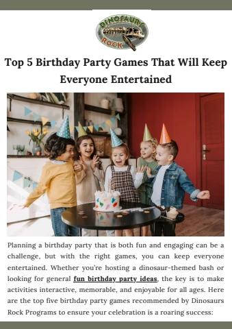 Top 5 Birthday Party Games That Will Keep Everyone Entertained (1)