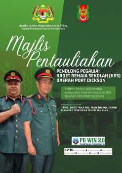 Aturcara Majlis Pentauliahan Penolong Pegawai KRS Daerah Port Dickson Tahun 2022 - cikseha Flip ...