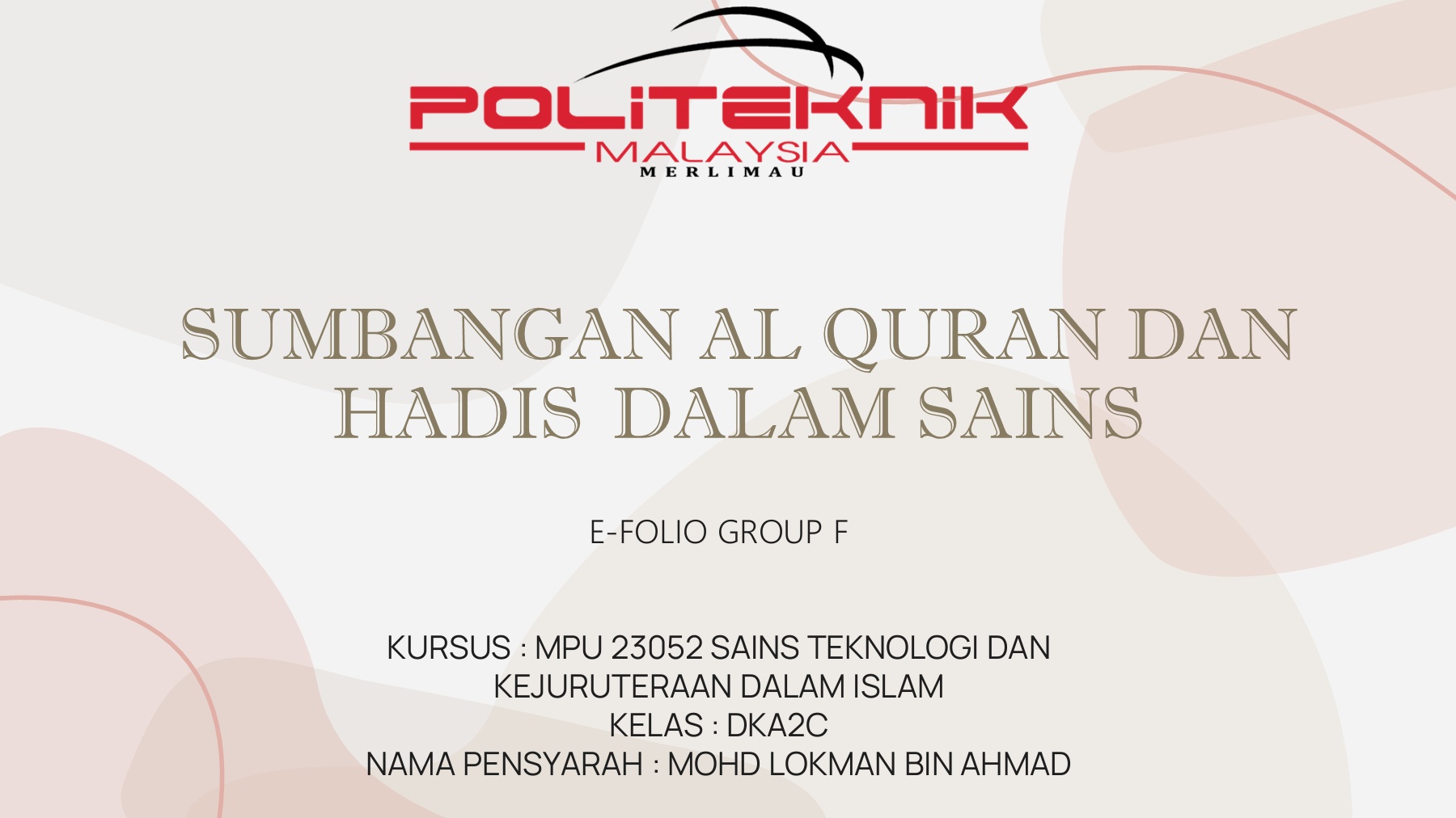 Politeknik Merlimau Logo Tharvin Raj Seremban, Negeri Sembilan,