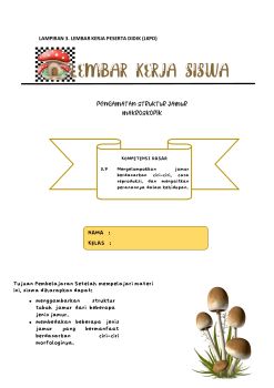 LKPD JAMUR. - putriseptinofriandsss21 | PDF Online | AnyFlip