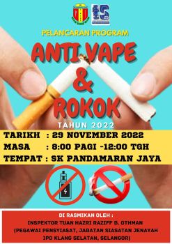 Pelancaran Program anti Rokok Dan Vape - hasnidaabuhassan Flip PDF | AnyFlip