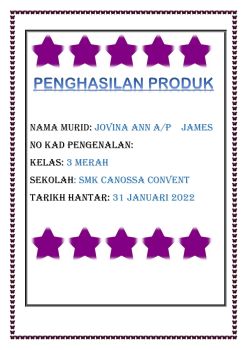 LAPORAN PENGHASILAN PRODUK - jamesannjovina Flip PDF | AnyFlip