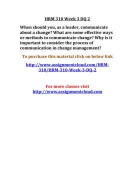 UOP HRM 310 Week 3 DQ 2 - sharondravidkelly Flip PDF | AnyFlip
