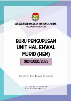 BUKU PENGURUSAN HEM SKTC 2022/2023 - Masniewati Amin Flip PDF | AnyFlip