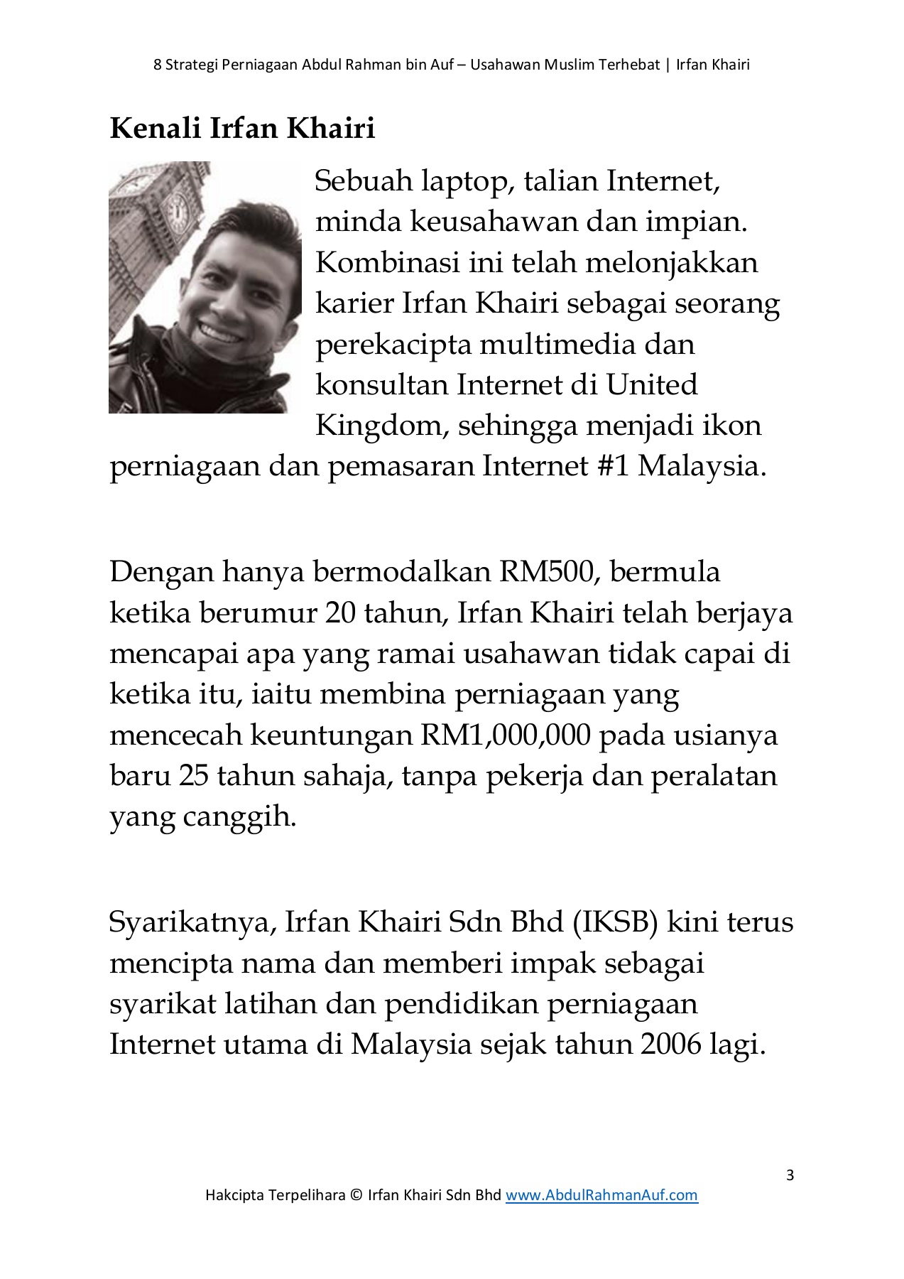 Kata Kata Motivasi Irfan Khairi