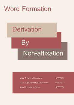 Derivation by Non-affixation - zhangxingmi999 Flip PDF | AnyFlip