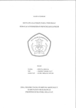 Senyawa Katekin Pada Teh Hijau Sebagai Antioksidan Pencegah Kanker ...