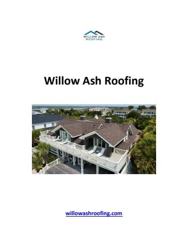 Willow Ash Roofing