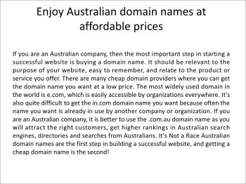 domain name availability australia - domainquokka Flip PDF | AnyFlip