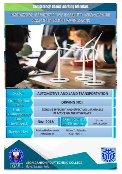 Basic 8 - Exercise Efficient and Effective Sustainable Practices in the ...