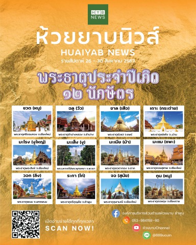 ห้วยยาบนิวส์ ประจำสัปดาห์ (26-30 ส.ค. 67)