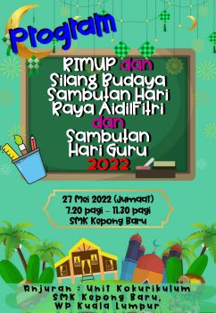 Buku Program RIMUP dan Silang Budaya Sambutan Hari Raya dan Sambutan ...