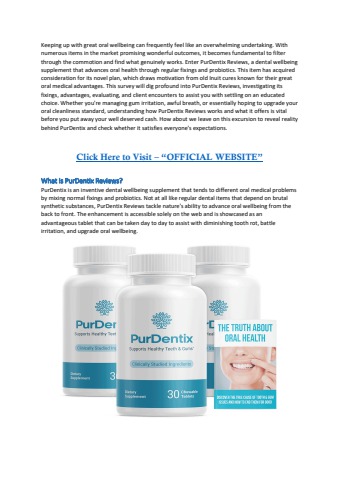 PurDentix Reviews: Does It Work?