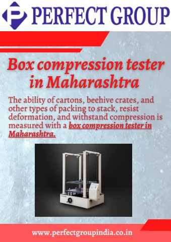 Box compression tester in Maharashtra | Perfectgroupindia