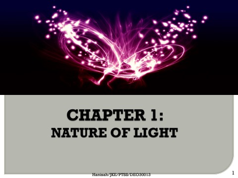 introduction of light