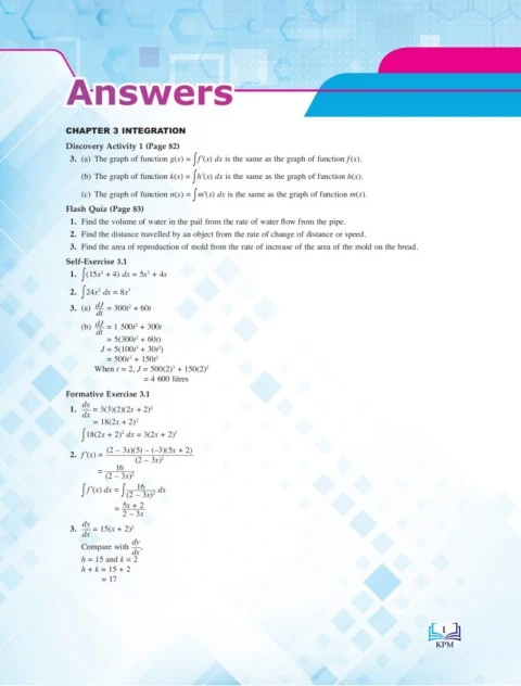 Chapter 3 Full Solutions