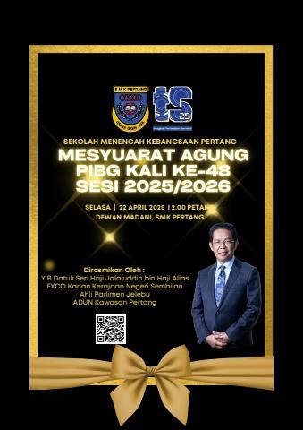 Mesyuarat Agung PIBG SMK Pertang Kali Ke-48, 2025