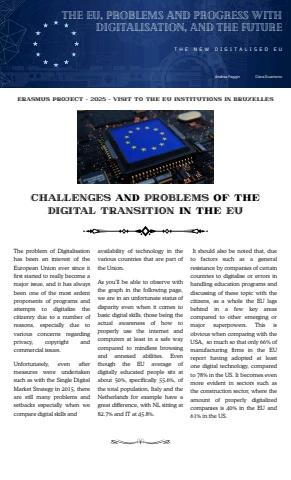 The EU, problems and progress with digitalization, and the future- Andrea Faggin - Clara Guariento-1