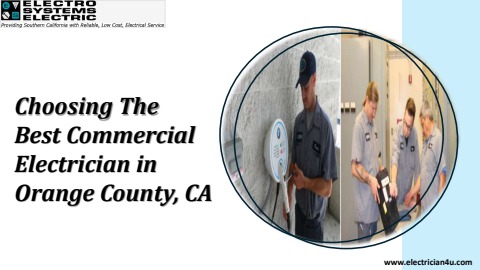 Choosing The Best Commercial Electrician in Orange County CA - Electro ...