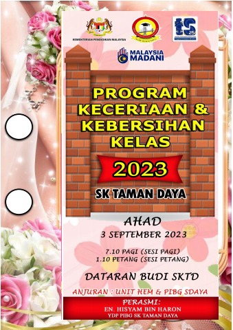 PAMPLET PELANCARAN PROGRAM KECERIAAN KELAS - jamielmiel Flip PDF | AnyFlip