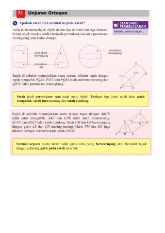 BAB 7 UNJURAN ORTOGON