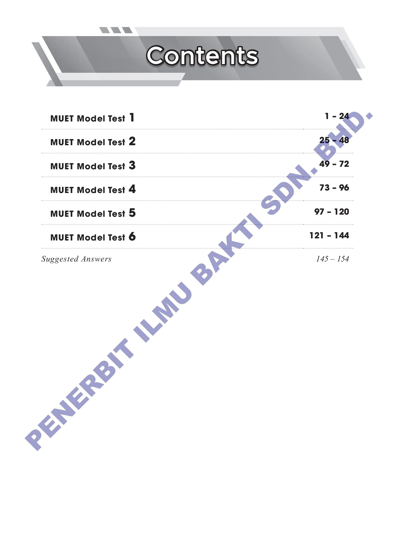 Score in MUET