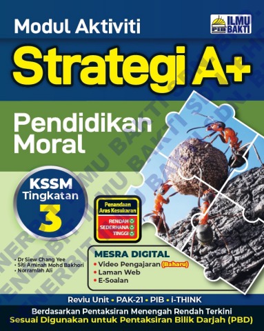 STRATEGI A+ PENDIDIKAN MORAL Tingkatan 3