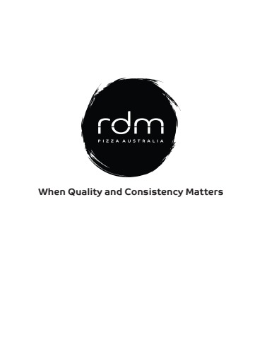 RDM Product Catalogue - rdmpizza Flip PDF | AnyFlip